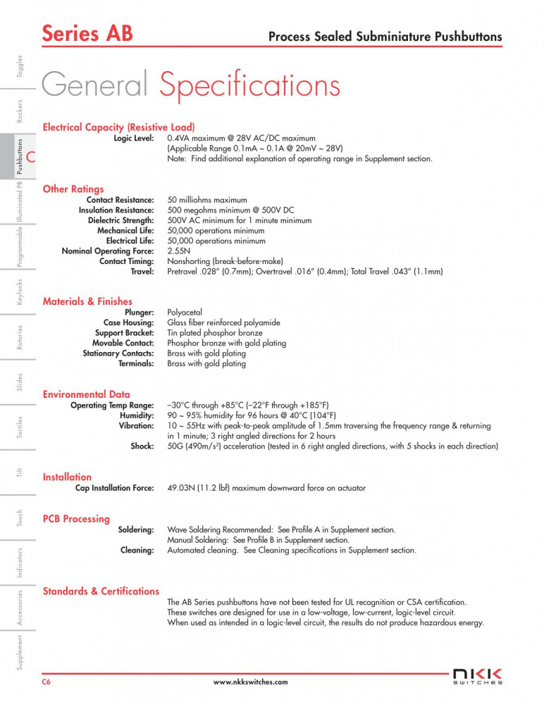 AB15AW technical document page 1