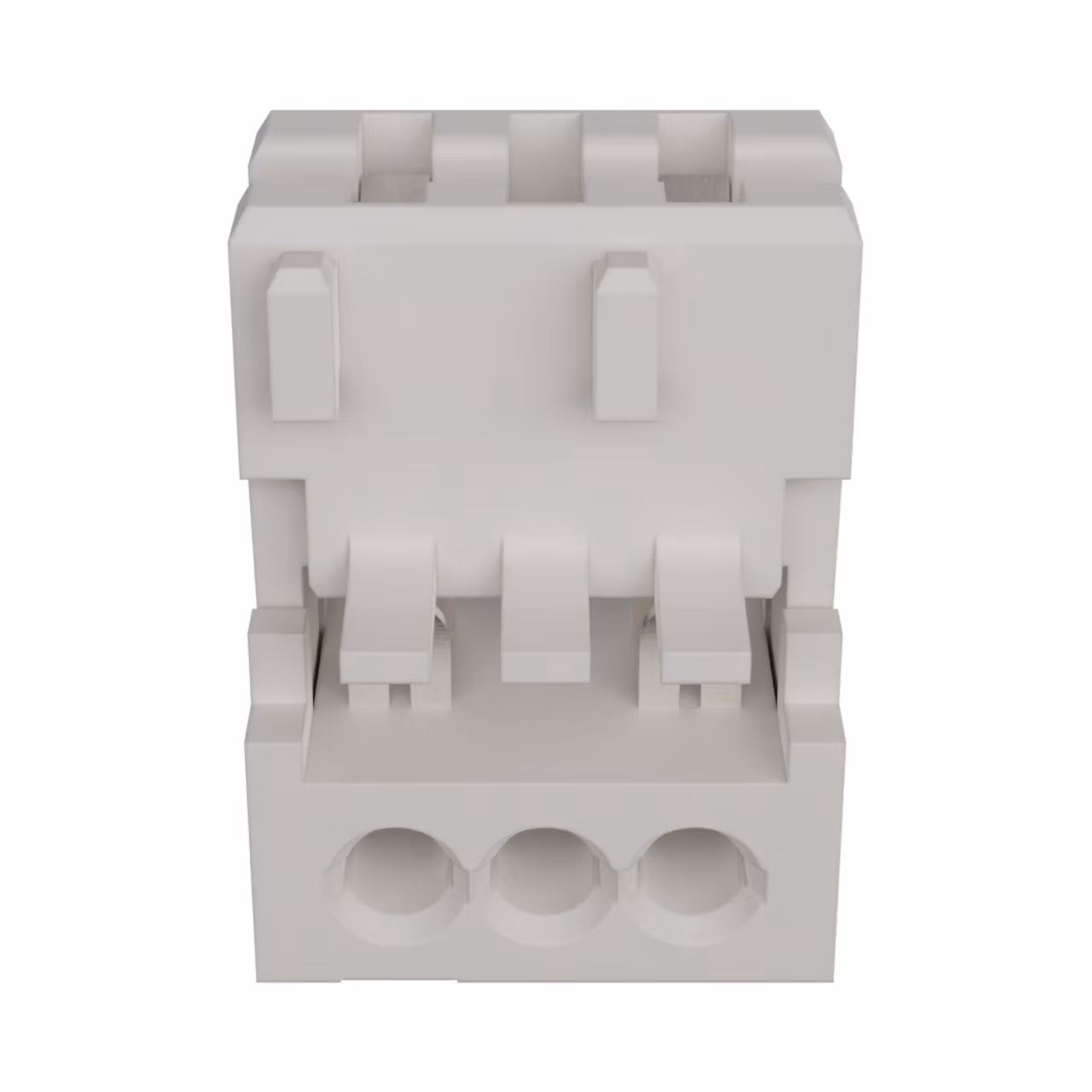 Appli-Mate RAST 2.5 Female Connector, 5.00mm Pitch, 2 Circuits, Position B and D Removed, Open Endwalls, with Blue Stripe for sale