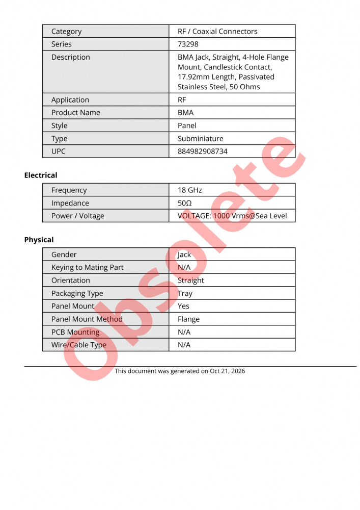 Technical document page image 2 for MOLEX 732980090