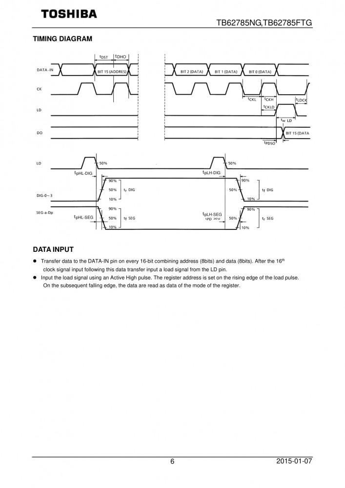 TB62785FTG datasheet page 6