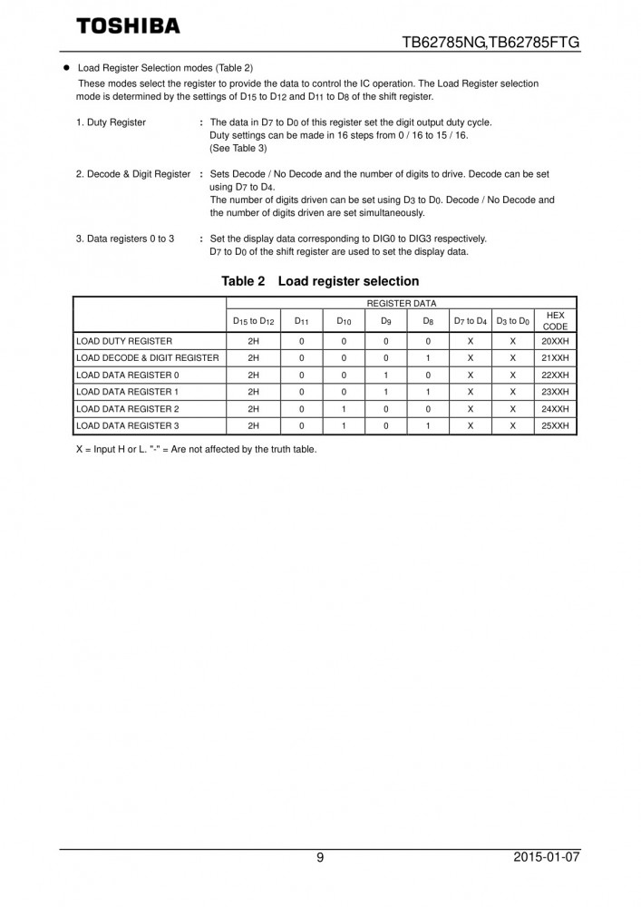 TB62785FTG datasheet page 9