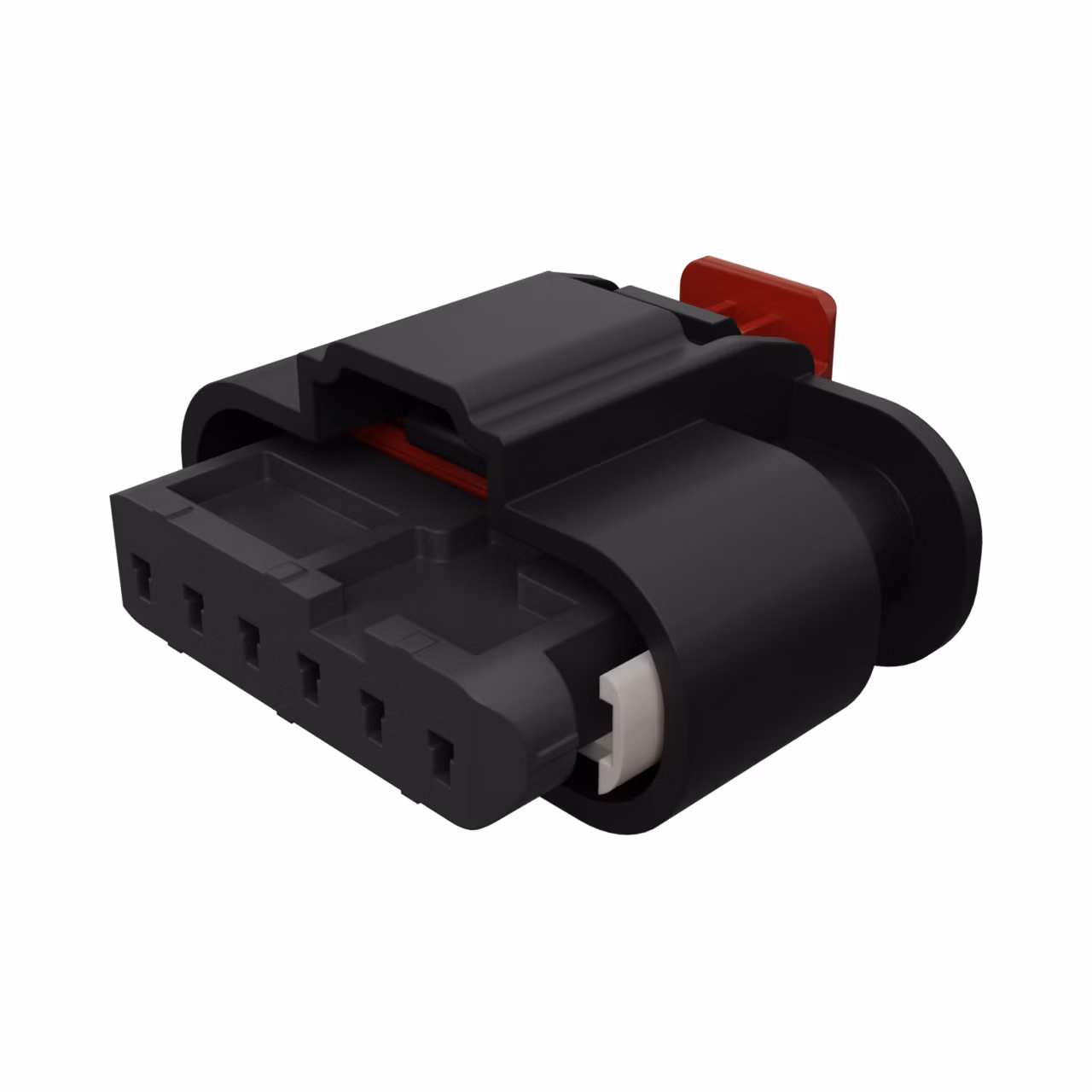MXP120 Sealed Receptacle, 6 Circuit, Black Housing with Medium Shroud (T3-V2-S3 with Backshell, T3-V2-S2 without Backshell), Key C, Dark Gray Insert for sale