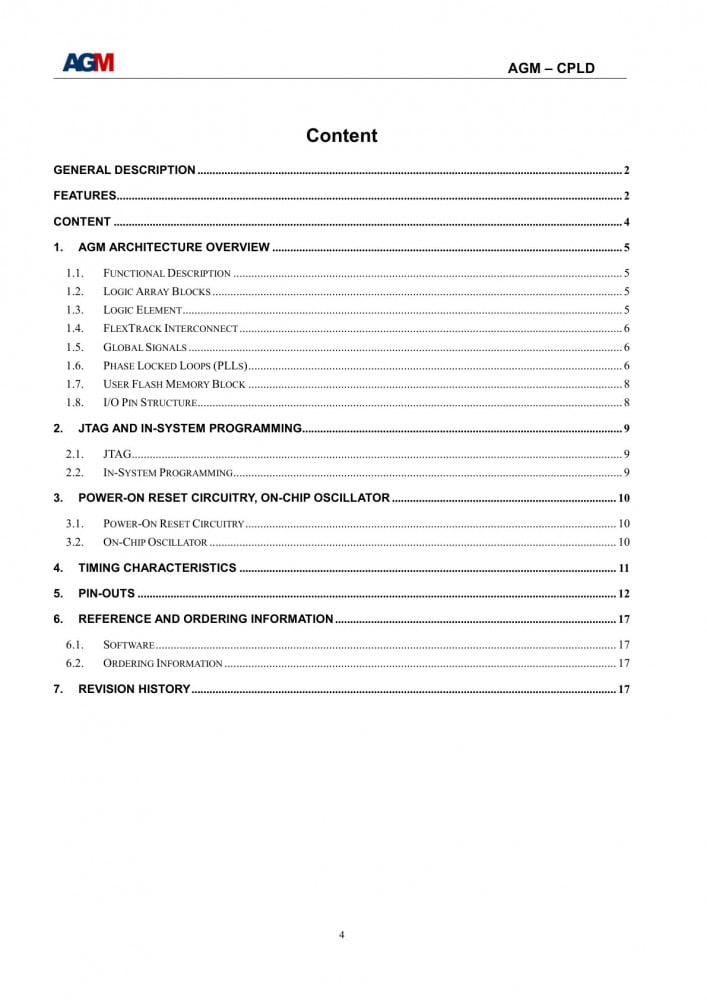 AGM CPLD document page 4
