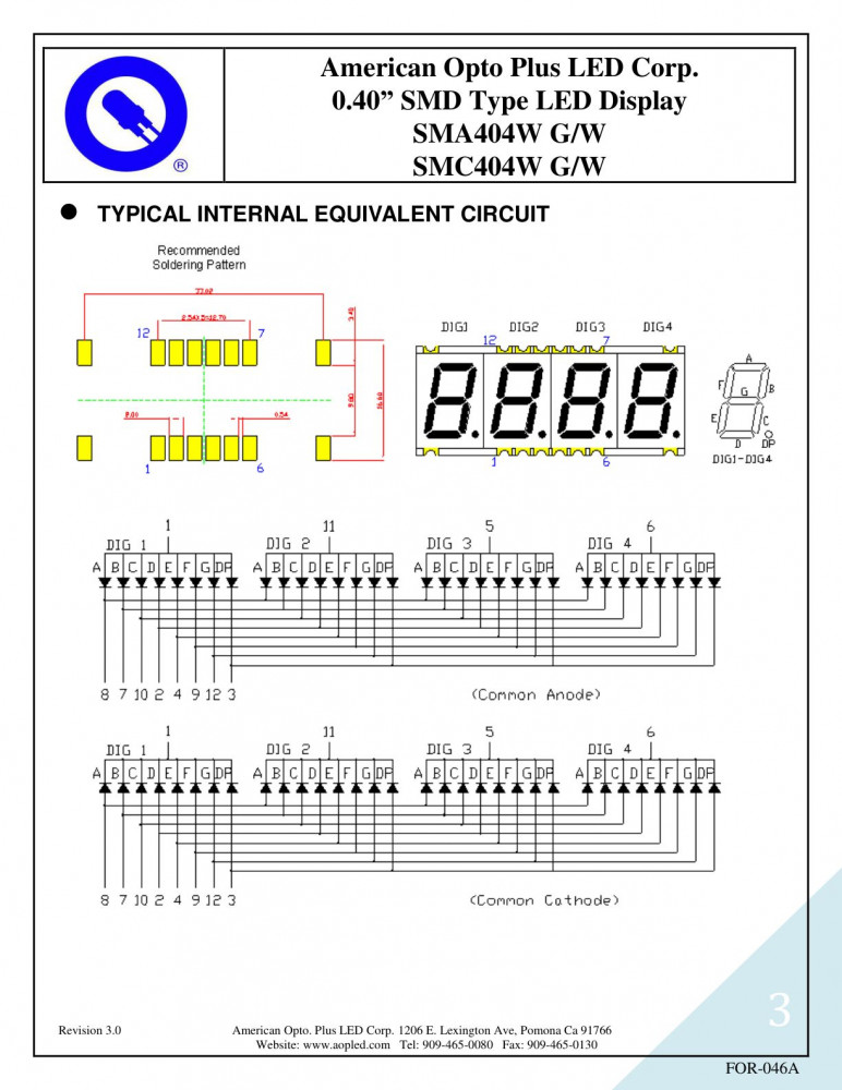 SMC404W datasheet page 3