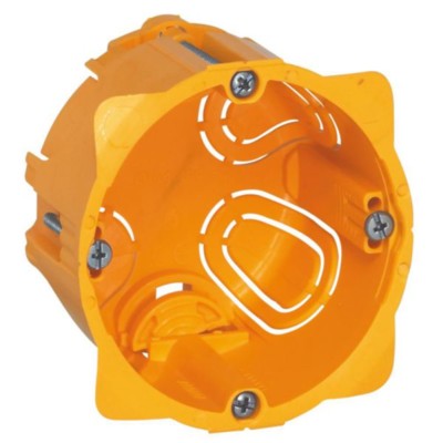 Batibox - Flush mounting box - 3 gang German std - depth 50 mm - dry partitions