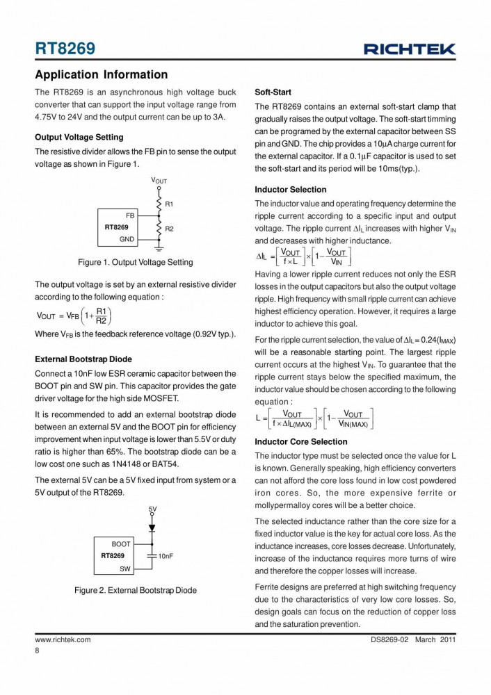 RT8269GSP datasheet page 8