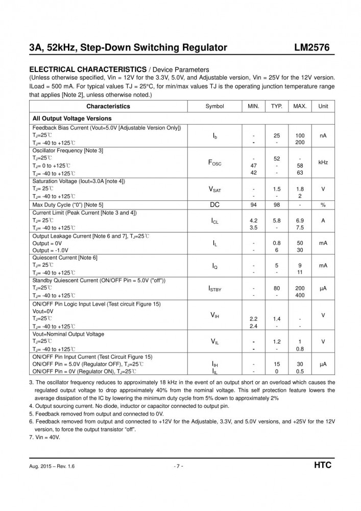 LM2576HVT-12 datasheet page 7