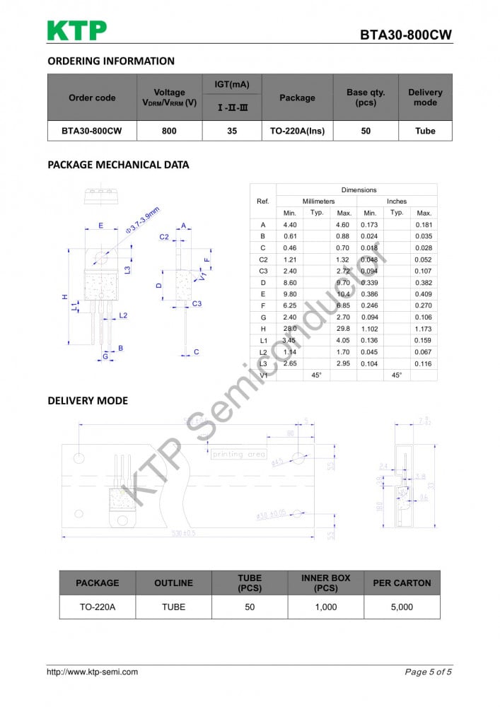 BTA30-800CW datasheet page 5