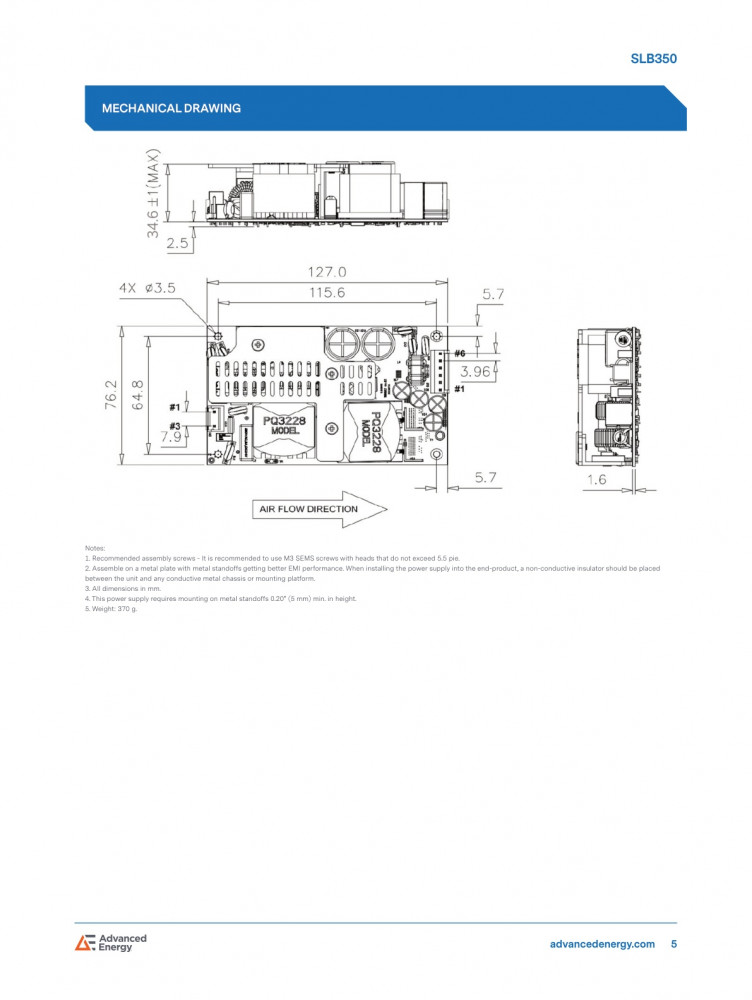 SLB350 series datasheet page 5