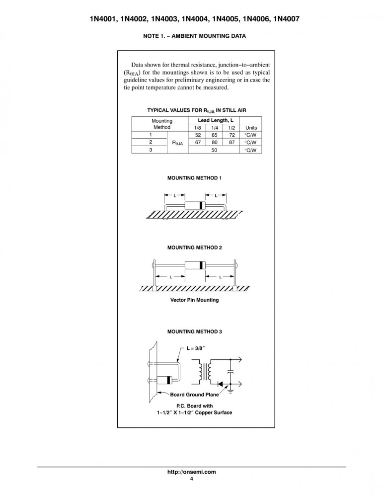 1N4007RLG datasheet page 4