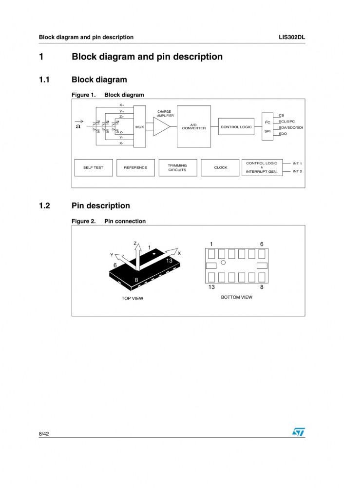 LIS302DL datasheet page 8