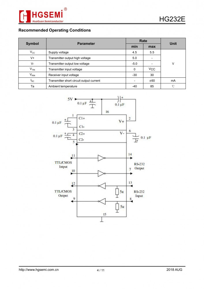 HG232EIM/TR datasheet page 4