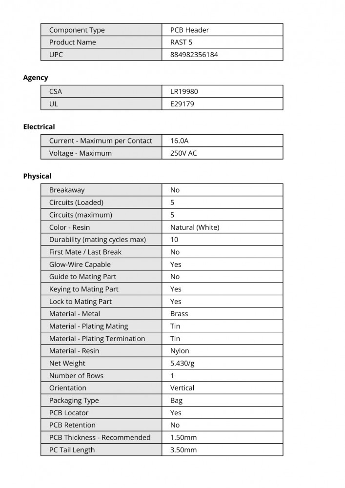 MOLEX 919992035 technical document image, page 3