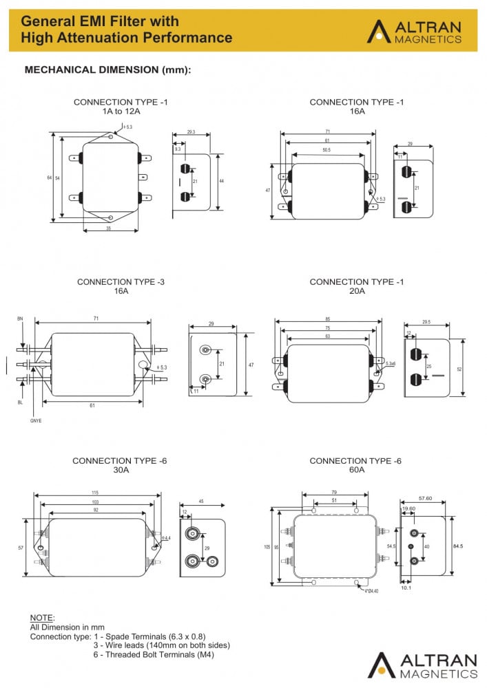 AMI-22 series product documentation page 3