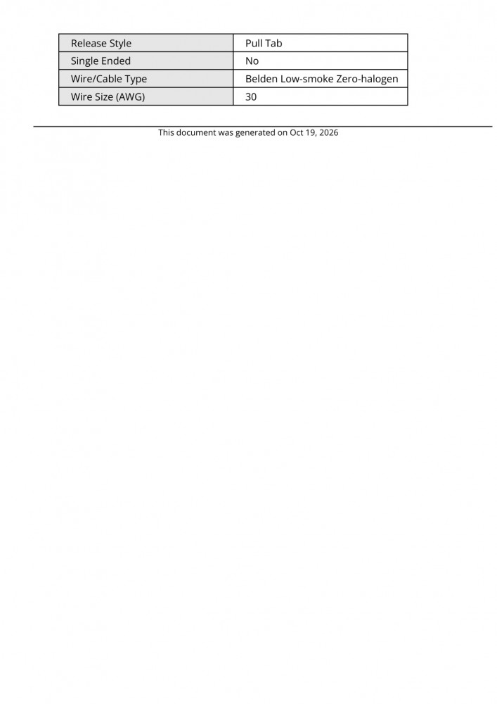 Molex Series 100346 product specification, document image 3