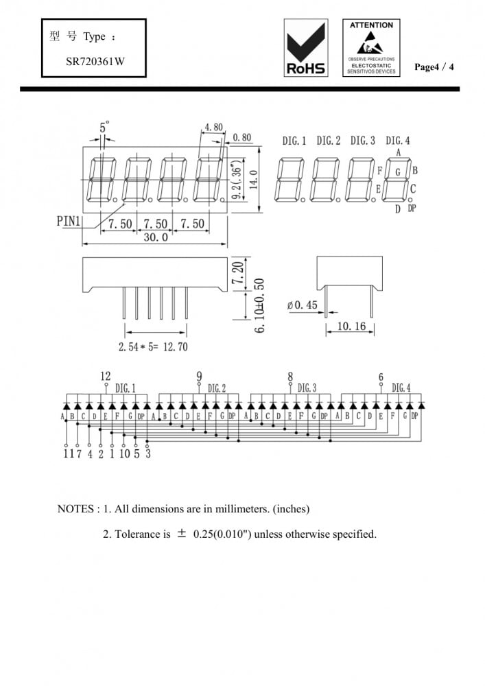 ARKLED SR720361W/32 specification page 5