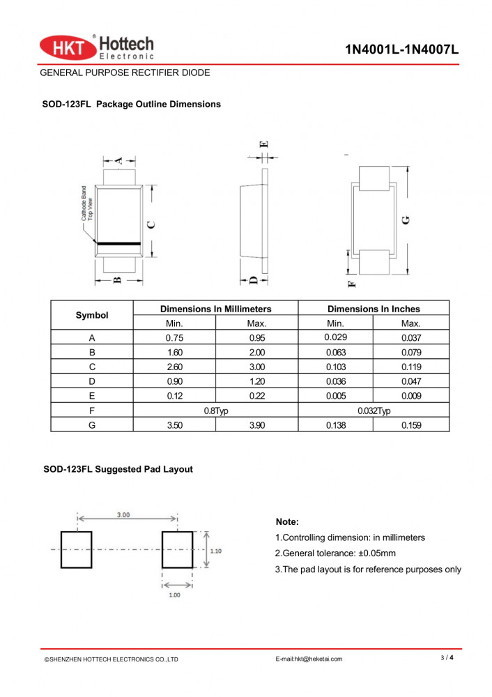 1N4007L datasheet page 3