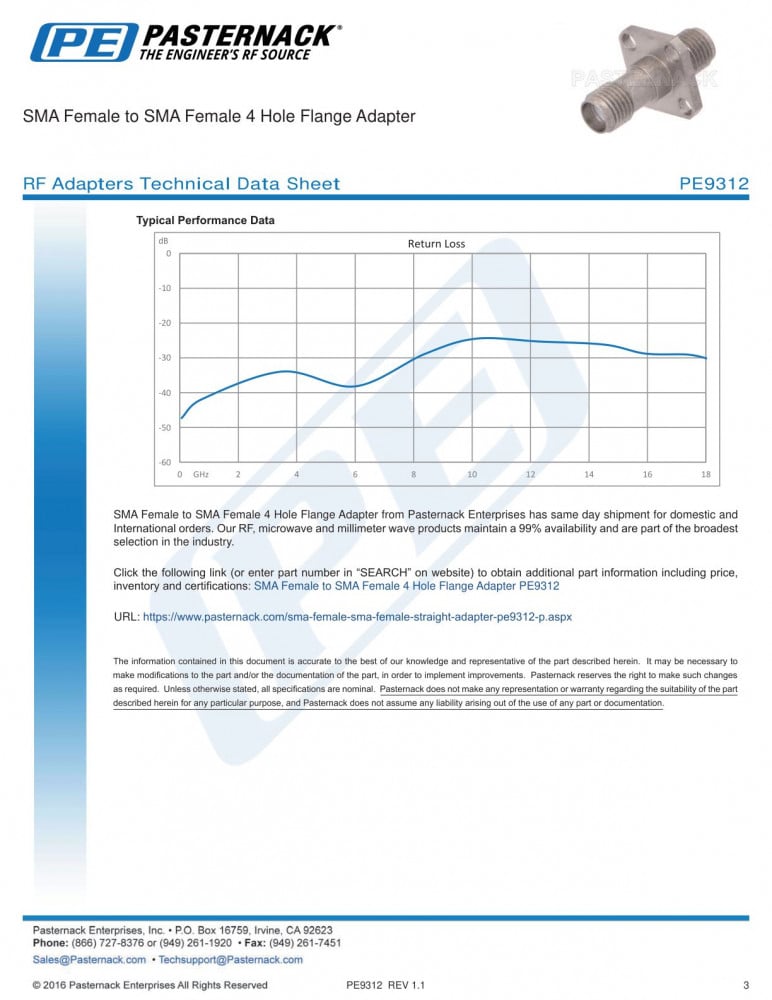 PE9312 technical document page 3