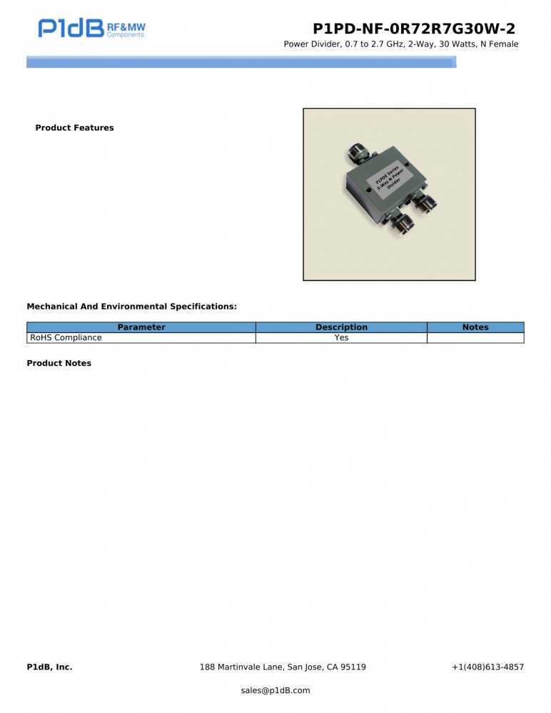Product document image for P1PD-NF-0R72R7G30W-2