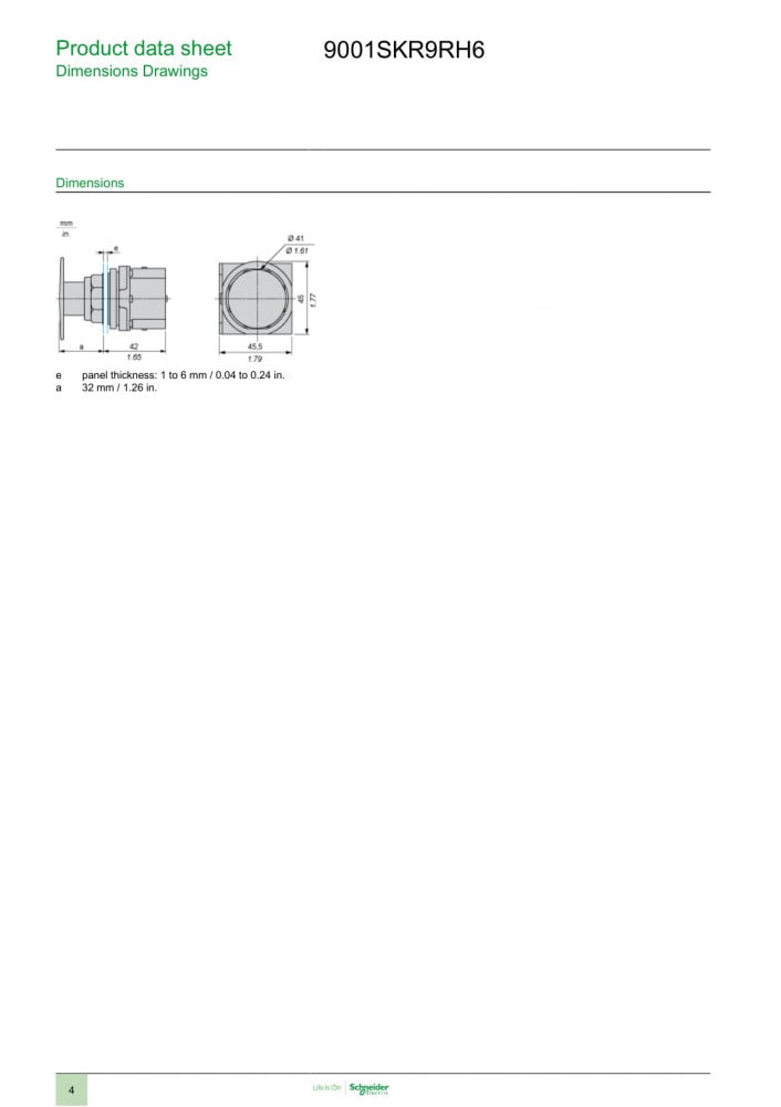 9001SKR9RH6 technical document page 4