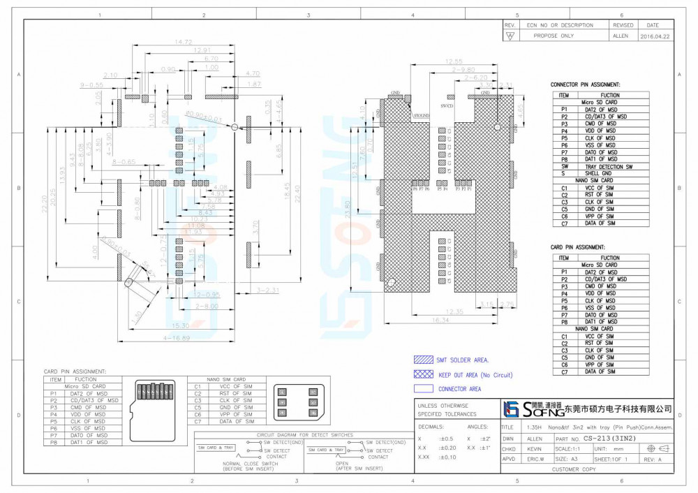 SOFNG CS-213 technical document page 2