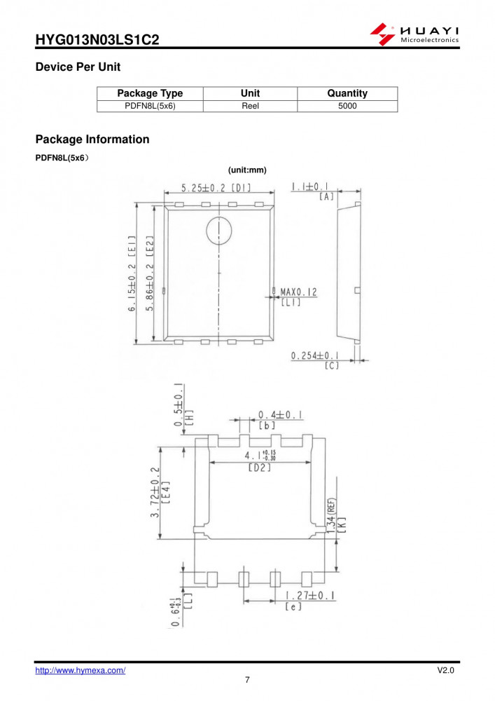 HYG013N03LS1C2 technical document page 7