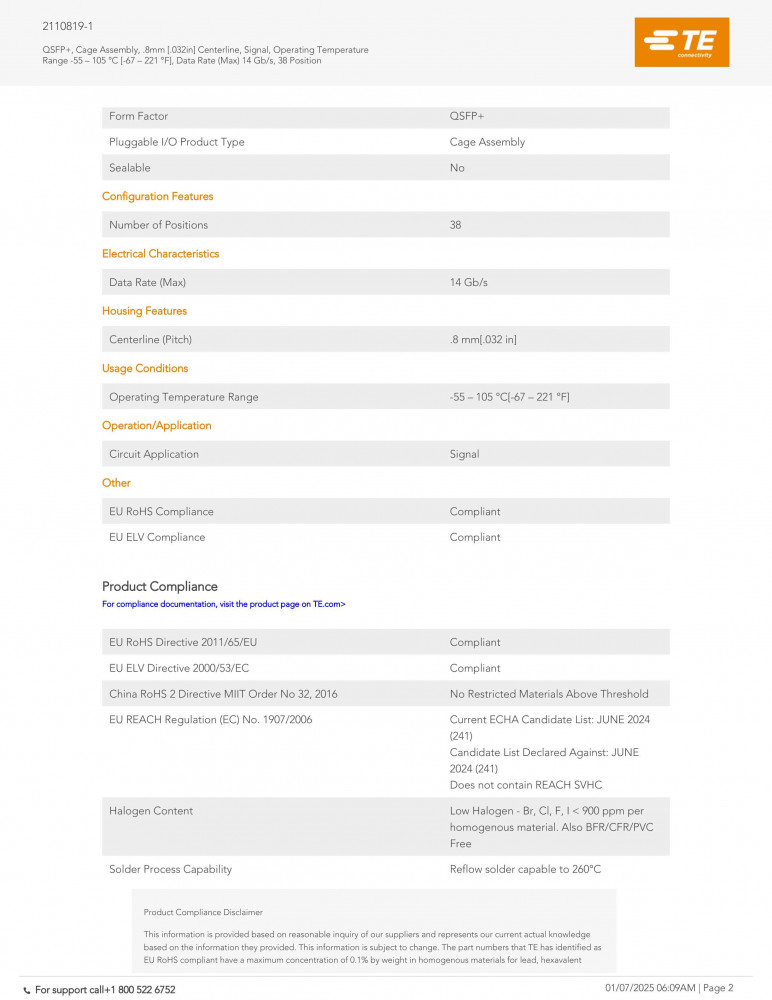 2110819-1 technical document page 2