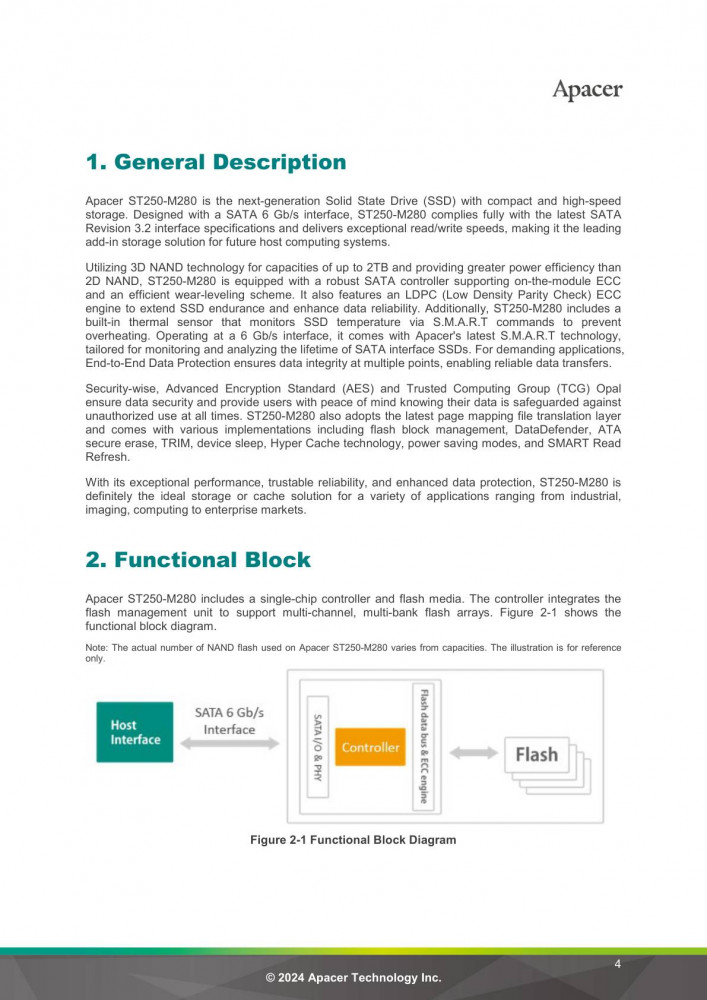 Product specification document, page 5