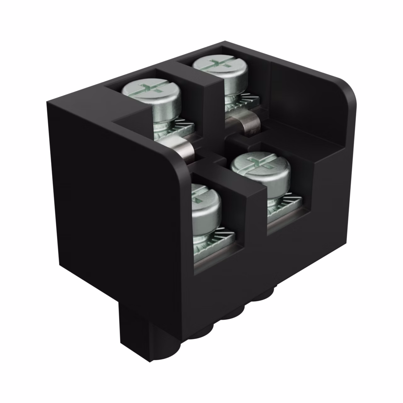 5.08mm Pitch Beau EuroMate Pluggable Terminal Block, Dual Level, 90° Wire Entry, 4 Circuits for sale