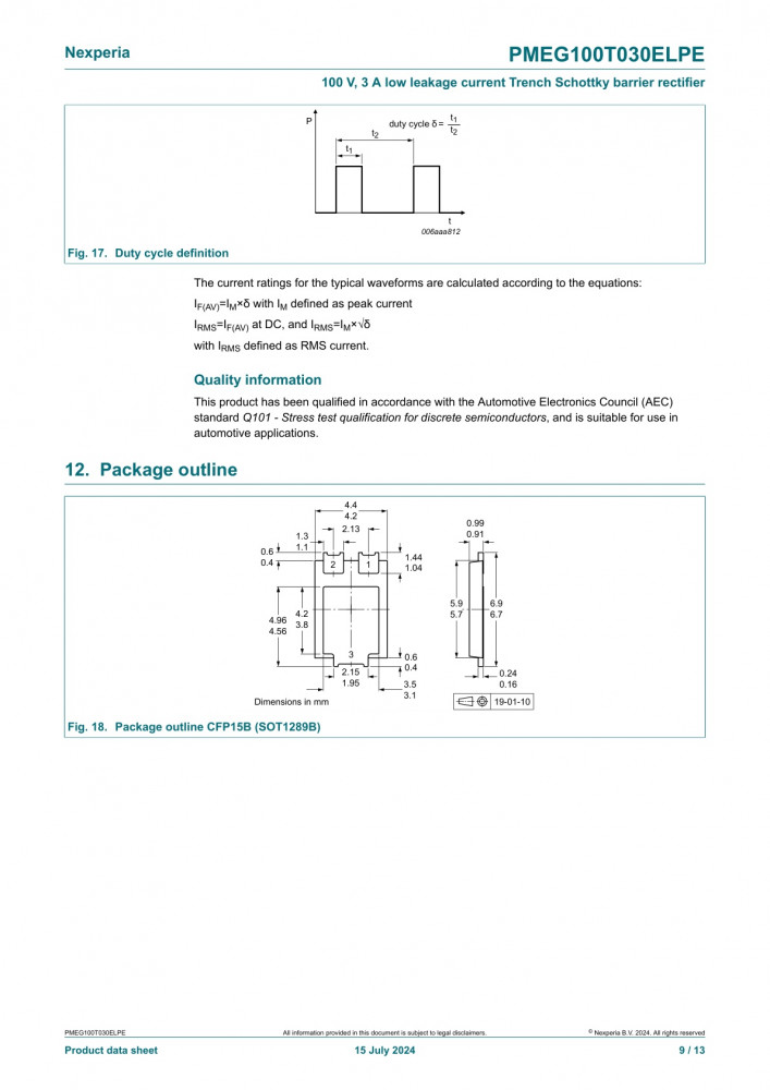 PMEG100T030ELPEZ datasheet page 9