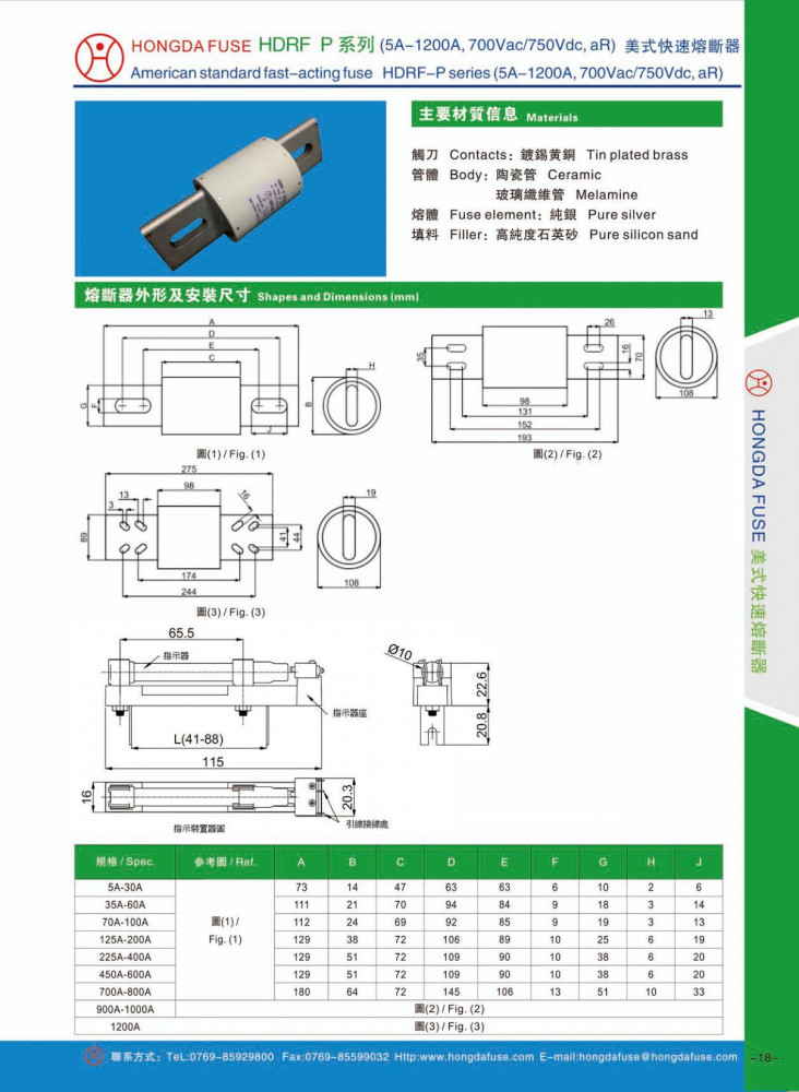Hongda HDRF-P technical document page 1