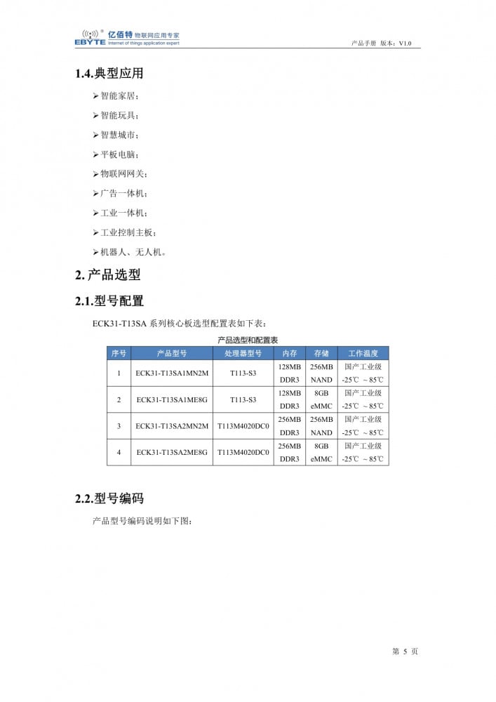 ECK31-T13SA product manual page 8