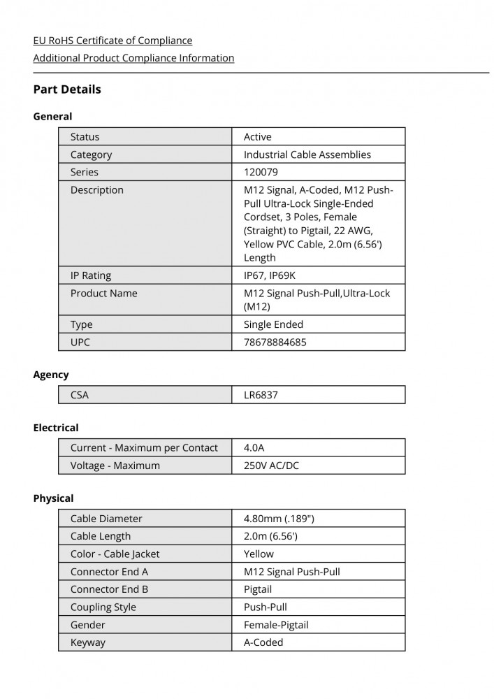 MOLEX technical drawing image, page 2