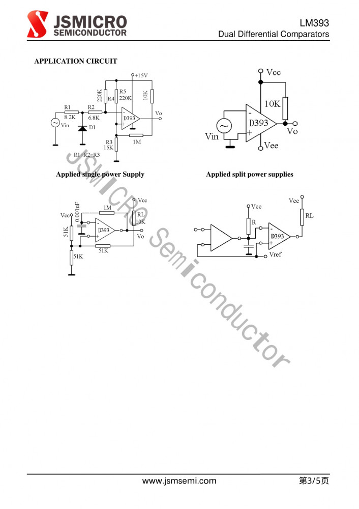 LM393DR-JSM datasheet page 3