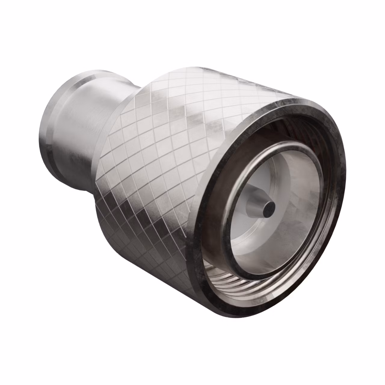 4.3-10 Plug, Straight, Hand Tight, Solder, for 1/2