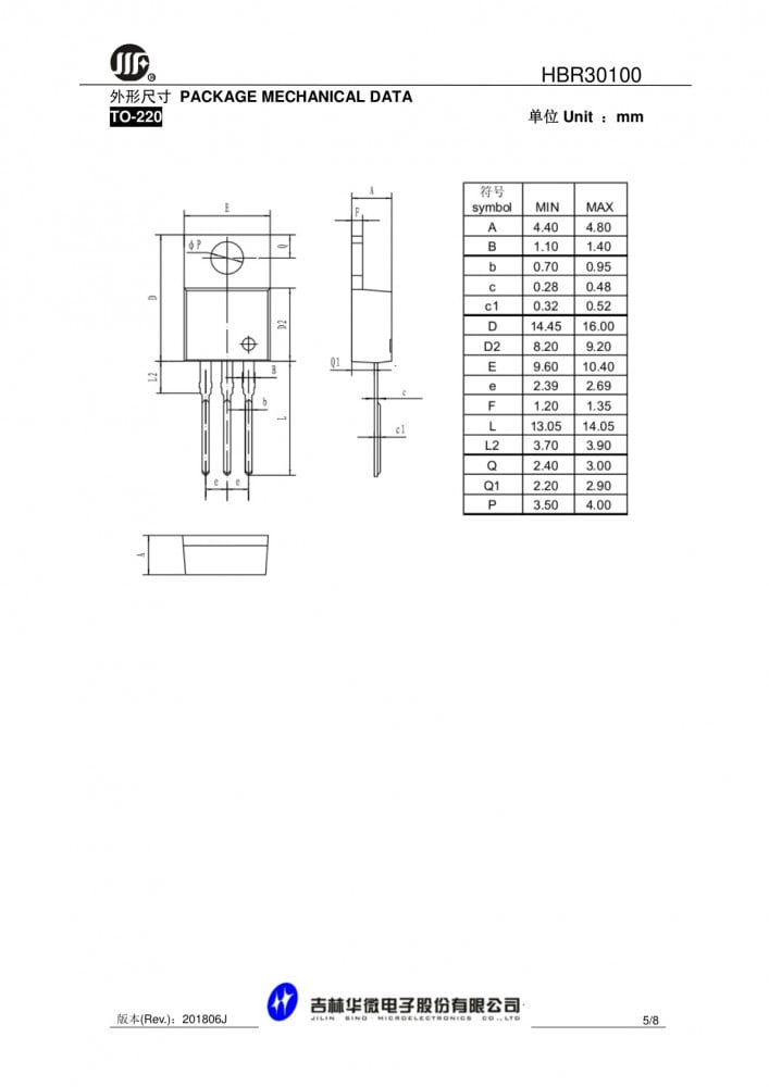 HBR30100 datasheet page 5
