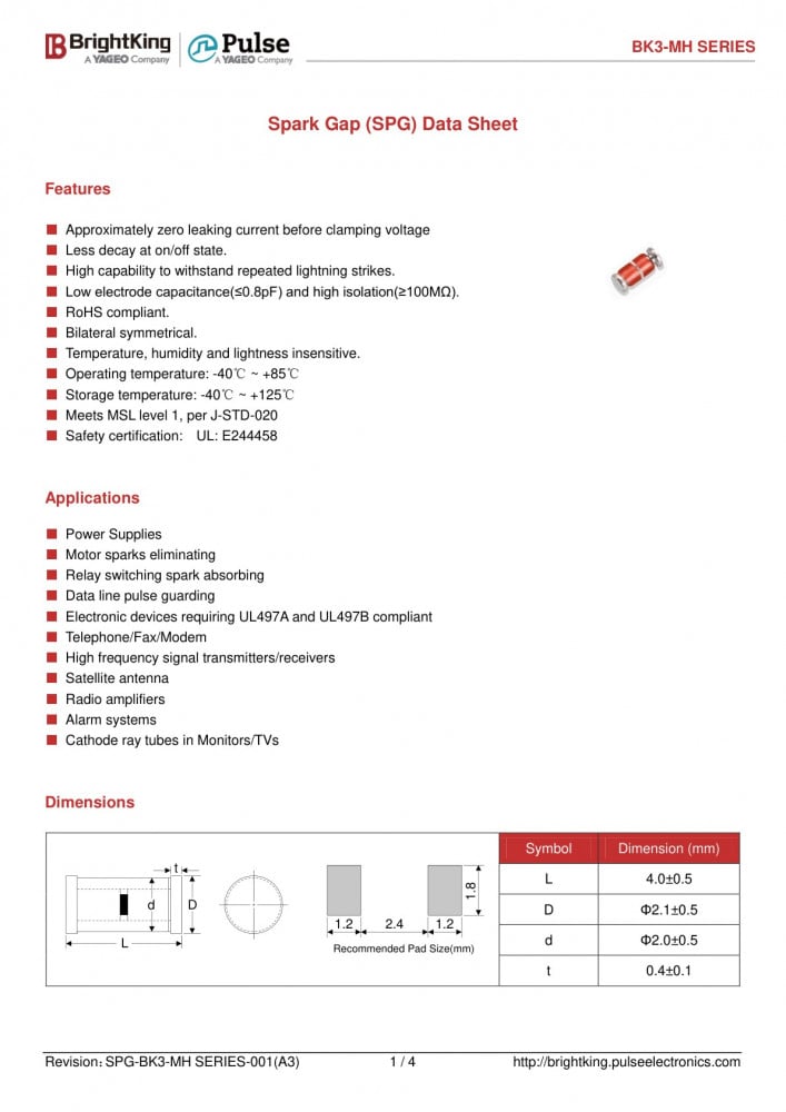 BK32005002-MH datasheet page 1