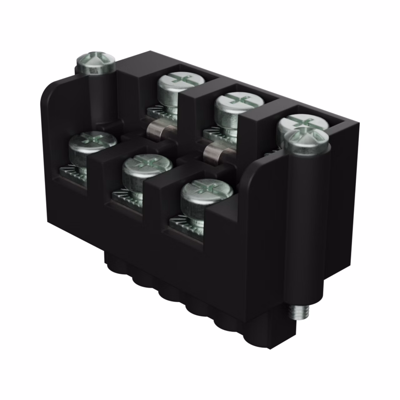 5.08mm Pitch Beau EuroMate Pluggable Terminal Block, Dual Level, 90° Wire Entry, with Retention Screws, 6 Circuits for sale