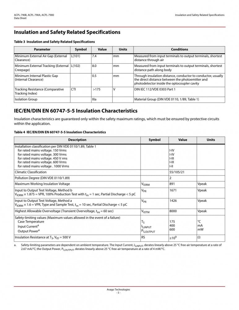 ACPL-7900 datasheet page 5