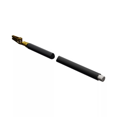 Pre-Crimped Lead Mini-Fit Sr. Female-to-Pigtail, Gold (Au) Plating, 450.00mm Length, 8 AWG, Black for sale