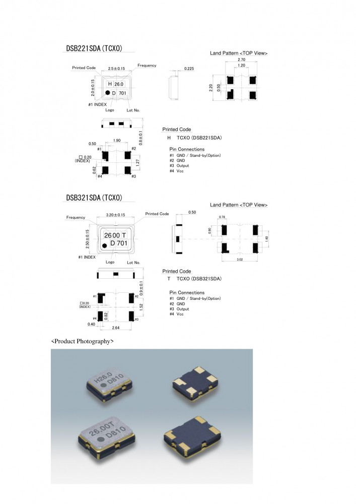 KDS TCXO technical document page 3