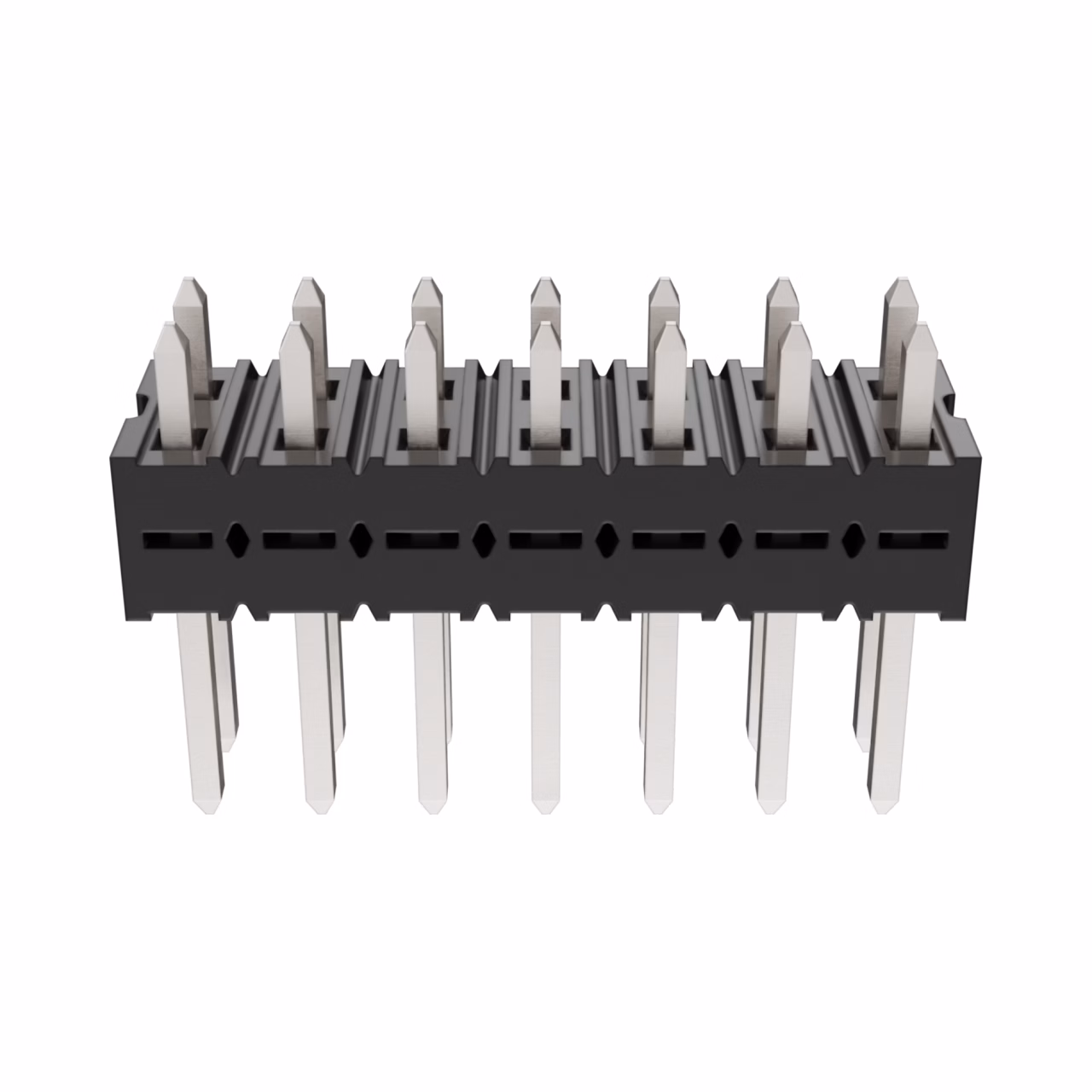 Milli-Grid Header, Dual Row, Dual Body, Through Hole, Vertical, 14 Circuits, 2.54µm Tin (Sn) Plating, 3.00mm Stacking Height, Tray, Lead-Free for sale