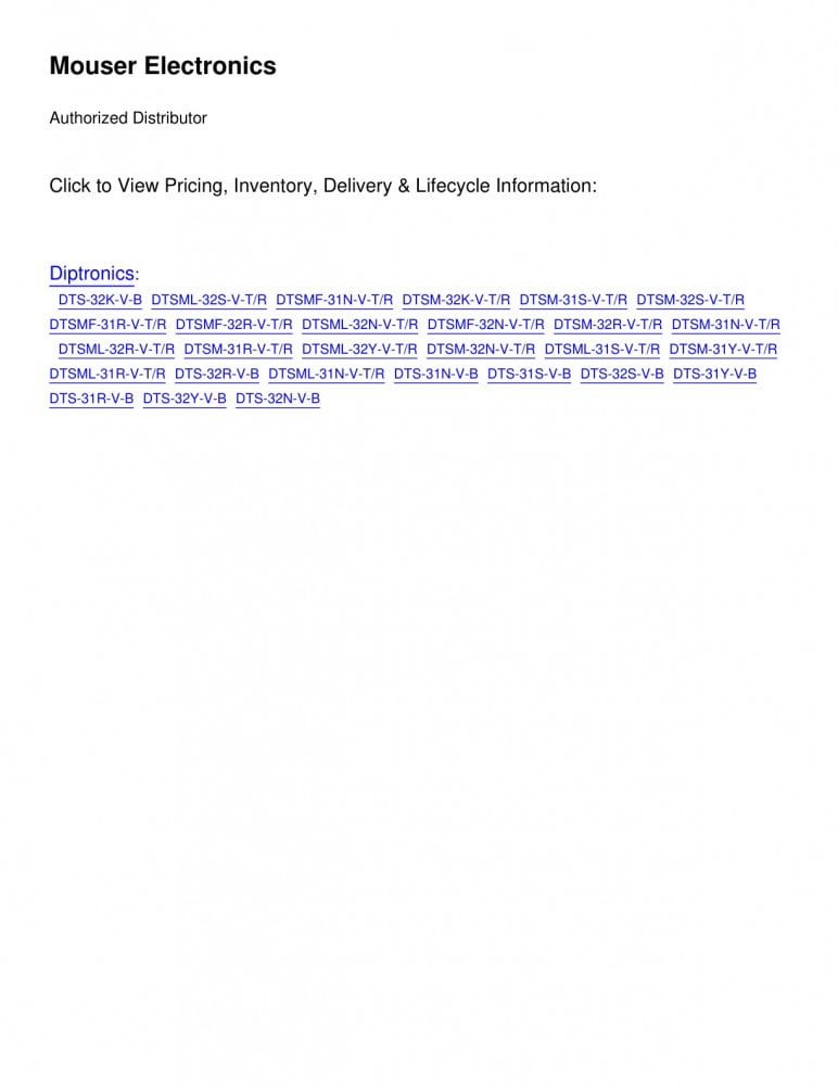 DTSM-31N-V-T/R technical document page 3