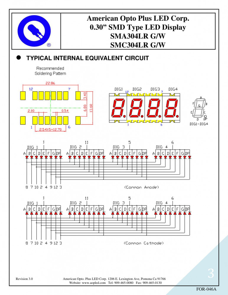 SMA304LR datasheet page 3