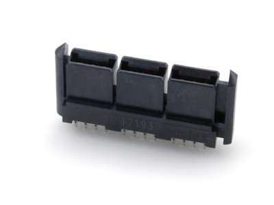 Mini-Fit Jr. Reflow Solder Capable Header, 4.20mm Pitch, Dual Row, Vertical, 12 Circuits, 1.57mm PCB Thickness, without PCB Pegs, LCP Housing, with Gold (Au) Plating, Glow-Wire Capable, Tray