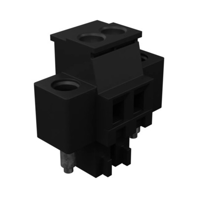 3.81mm Pitch Eurostyle Vertical Plug, with Retention Screws, Front Wire Entry, 2 Circuits for sale