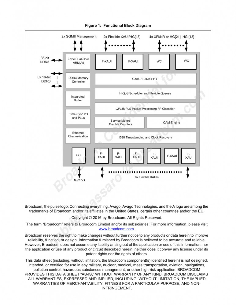 BCM56450 technical document page 2