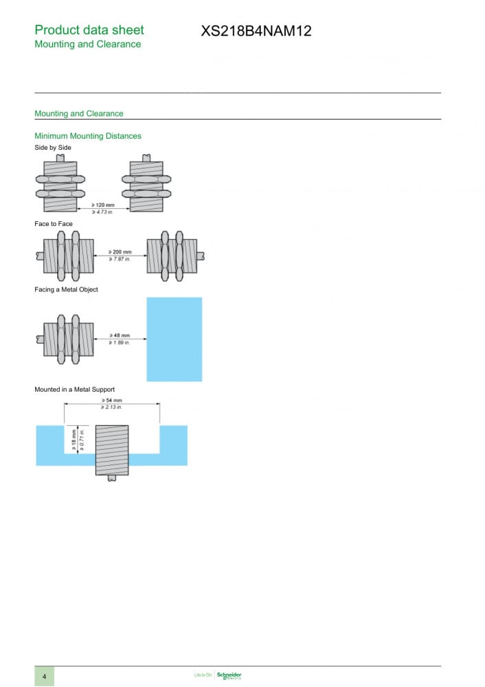 XS218B4NAM12 technical document page 4