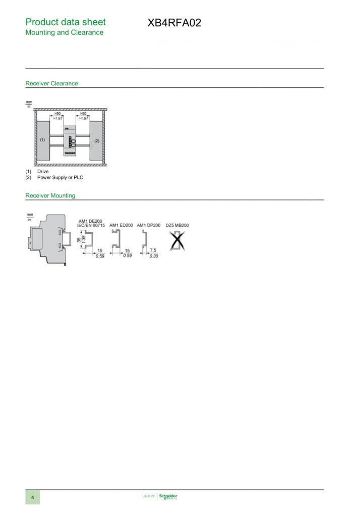 XB4RFA02 technical document page 4