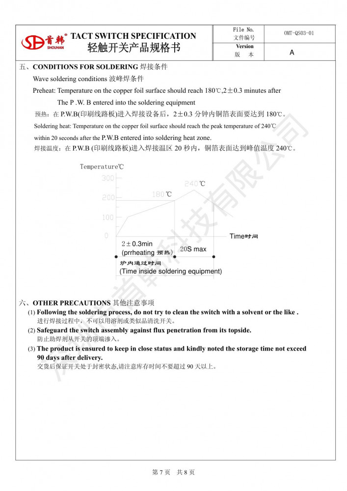 TS127TP technical document page 8